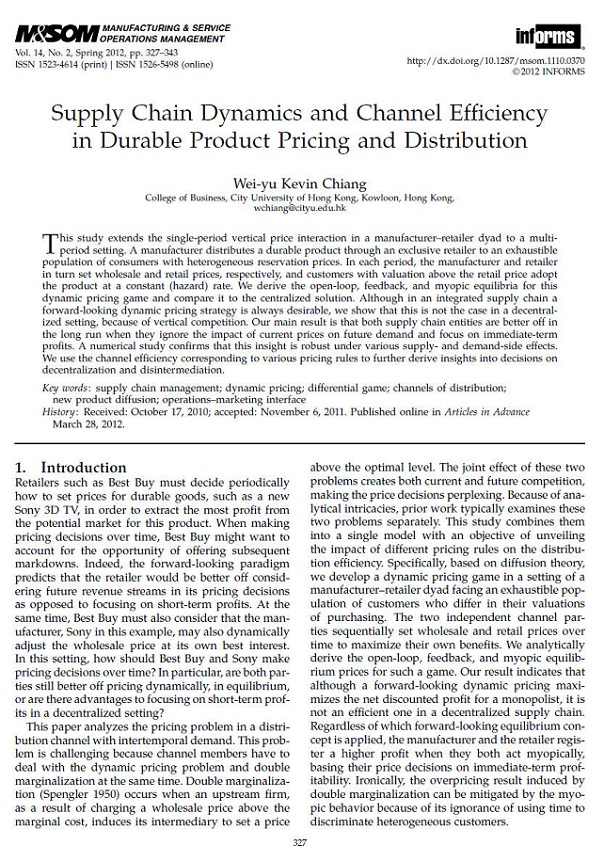 Kevin Chiang - Research